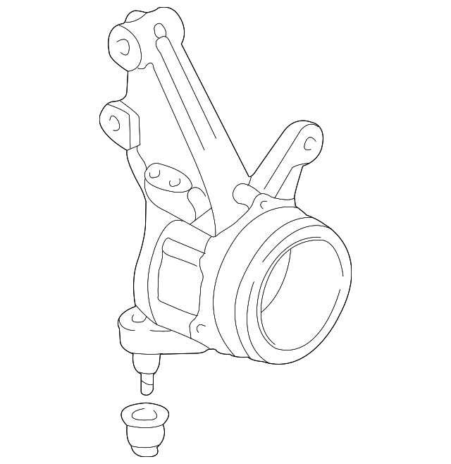 51215-S9A-982 - Knuckle 2002-2006 Honda CR-V | Honda Parts Online