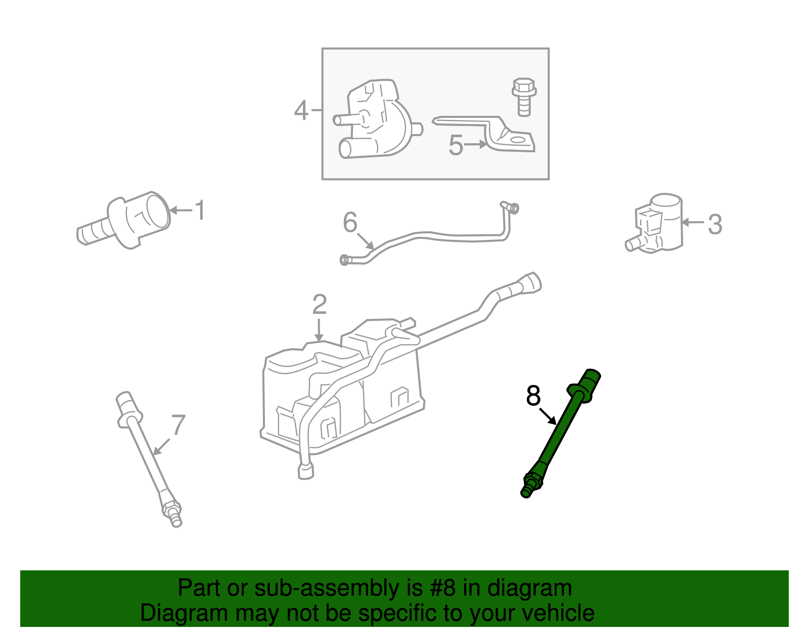 2008-2012 GM Heated Oxygen Sensor 12608663 | Shop Matick Buick GMC
