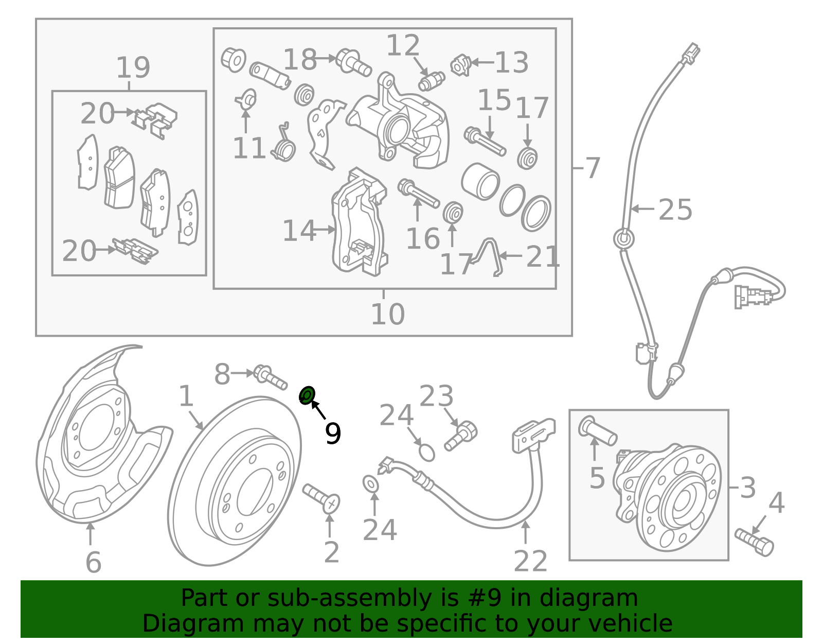 2015-2023 Kia Caliper Assembly Washer 13510-10006K | TascaParts.com
