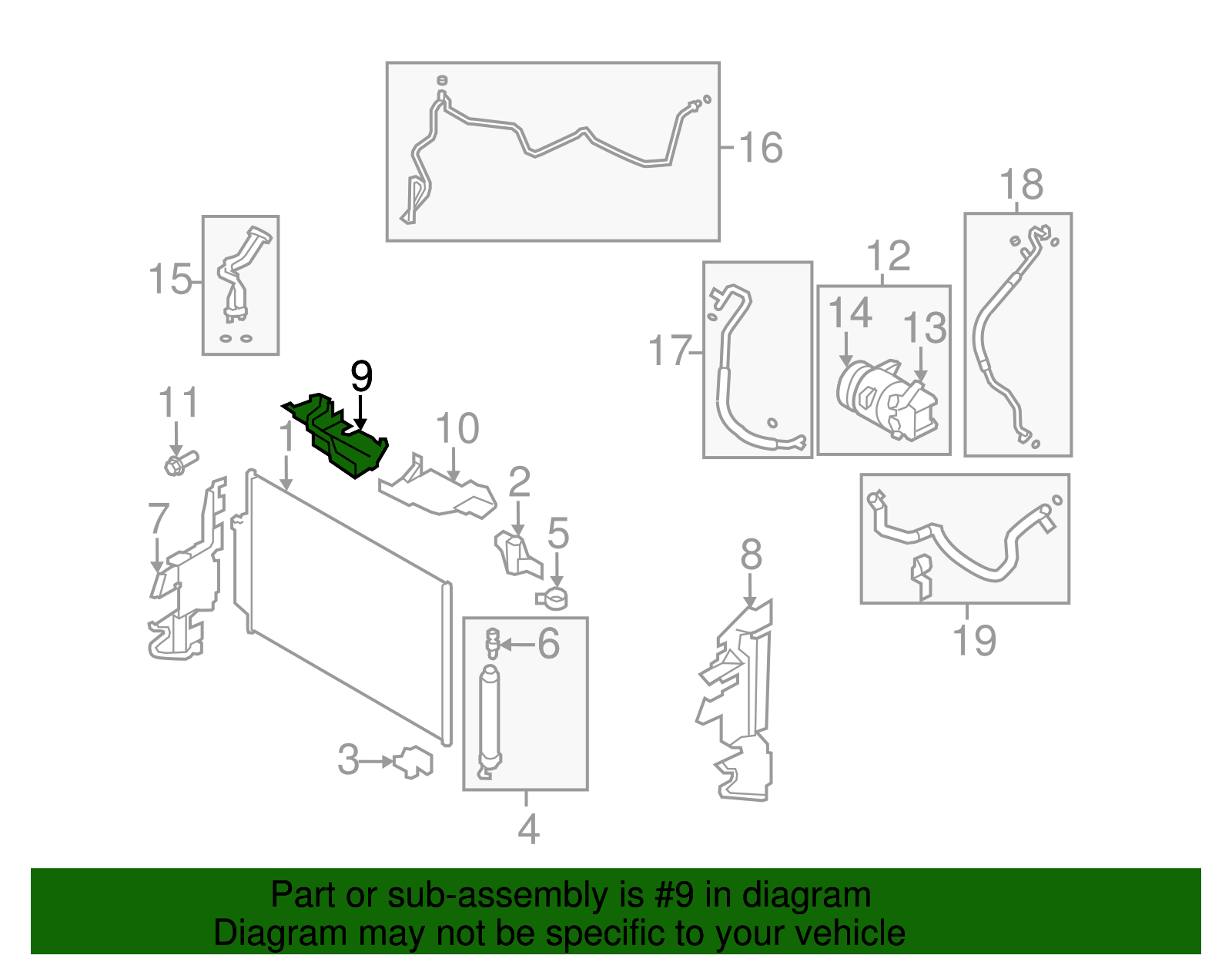 92182-1AA0C - Upper Seal - 2009-2014 Nissan | World OEM Parts Nissan
