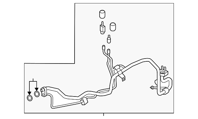 2020-2025 Ford Motorcraft™ A/C Manifold And Tube Assembly YF-38439 ...