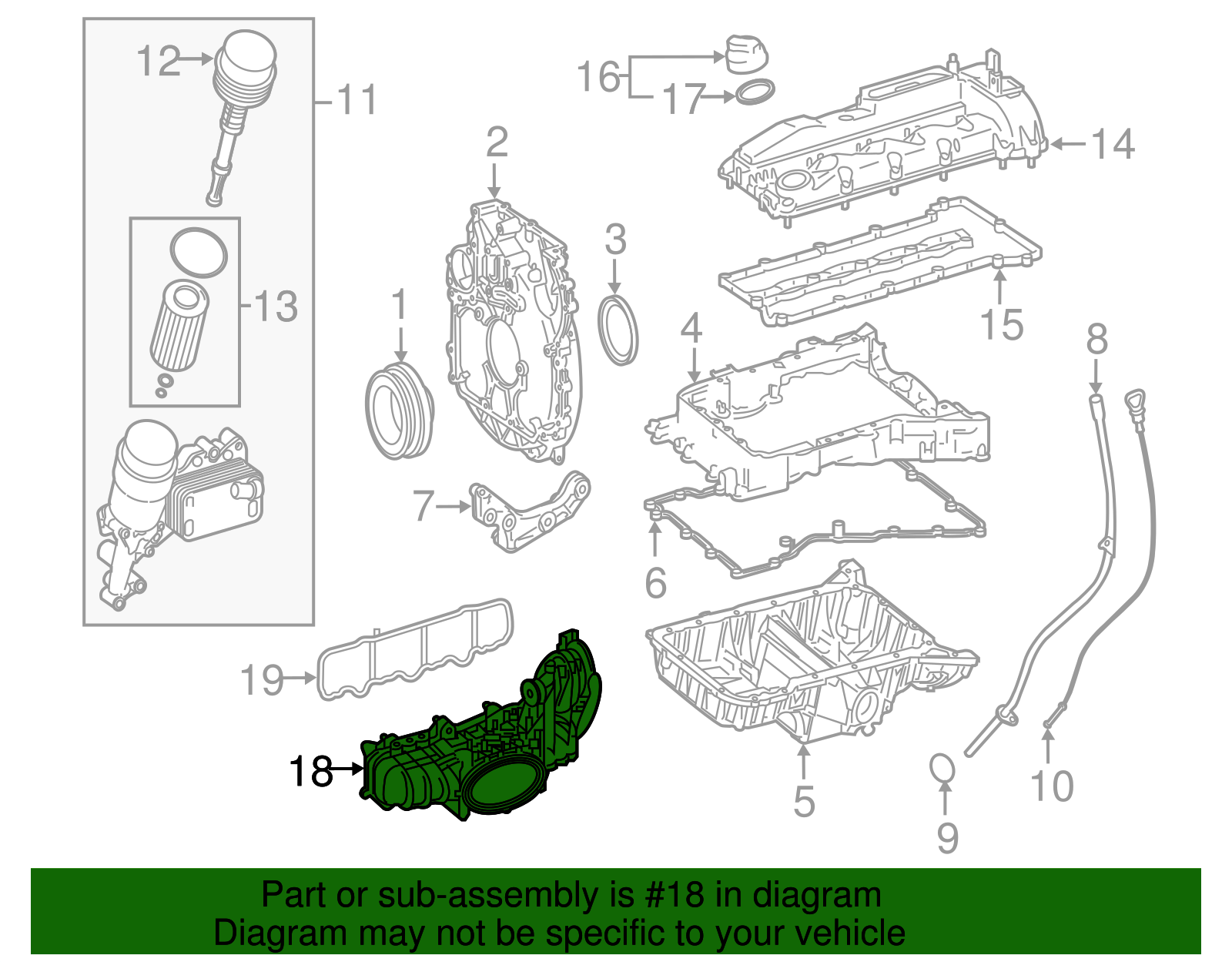651-090-51-37 - Mercedes-Benz Intake Manifold 2013-2017 Mercedes-Benz ...