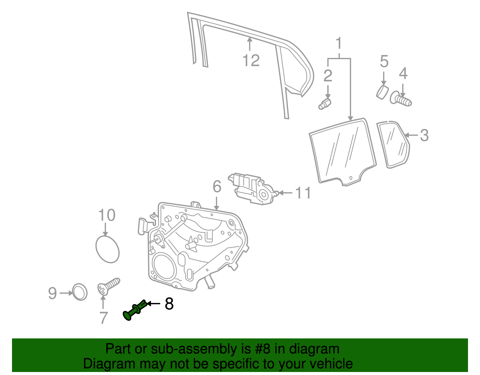 2010-2014 Volkswagen Regulator Module Rivet 5K0-837-975-A | OEM Parts ...