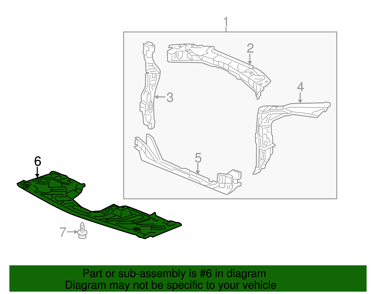 74111-TK8-A00 - Splash Shield 2011-2017 Honda Odyssey | Honda Parts Online