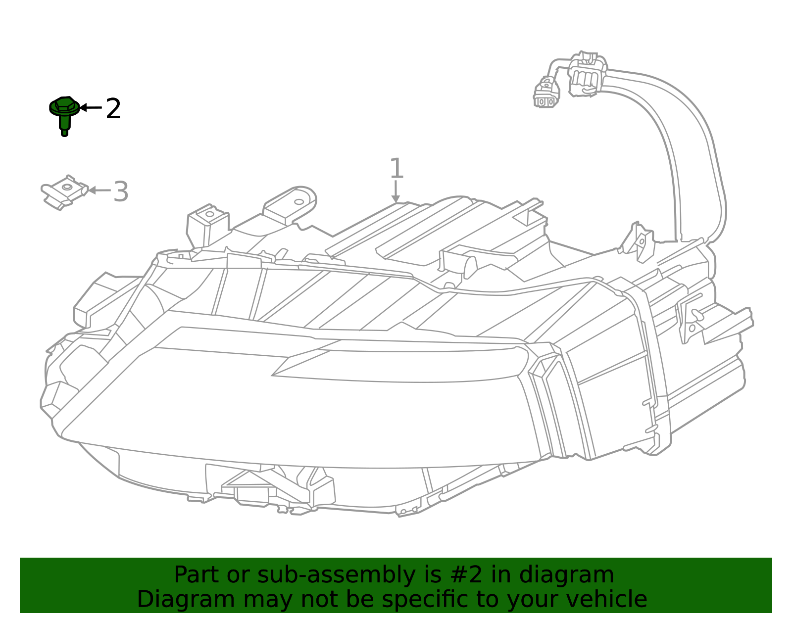 01121-A6031 - Headlamp Assembly Bolt 2020-2026 Nissan | Official Nissan ...