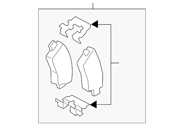 58302-M6A60 - Brake Pads 2022-2024 Kia Forte | Kia.Parts Store