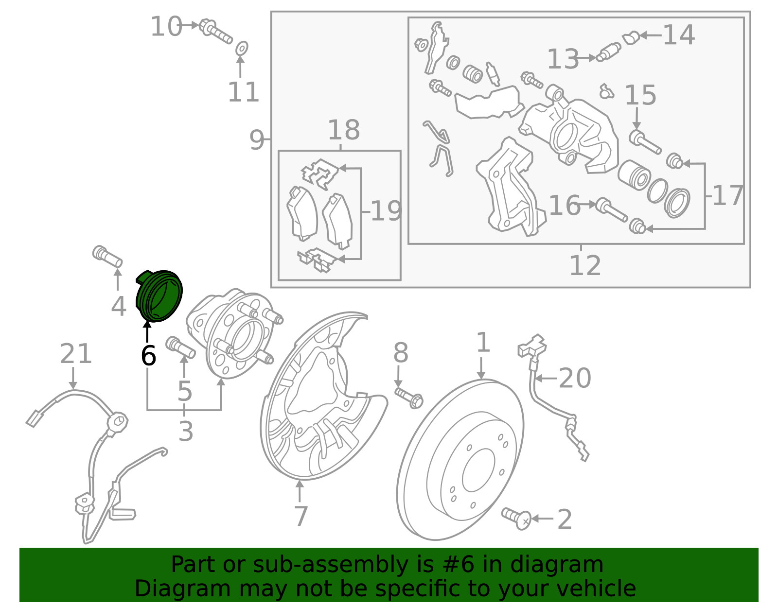 2019-2024 Kia Forte ABS Wheel Speed Sensor 58980-F0000 | OEM Parts Online
