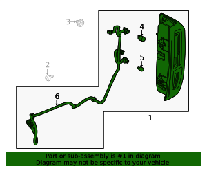 2020-2023 GMC Sierra 3500 HD Tail Lamp 85079087 | Capital Chevy Parts