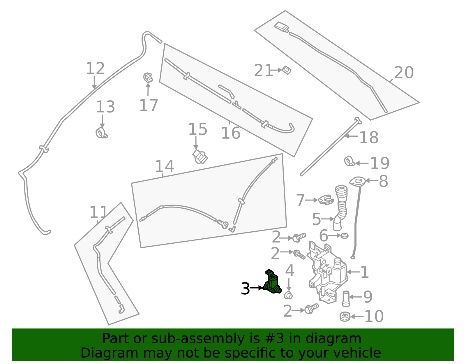 2016-2025 Mazda Washer Pump DGH9-67-482 | OEM Parts Online