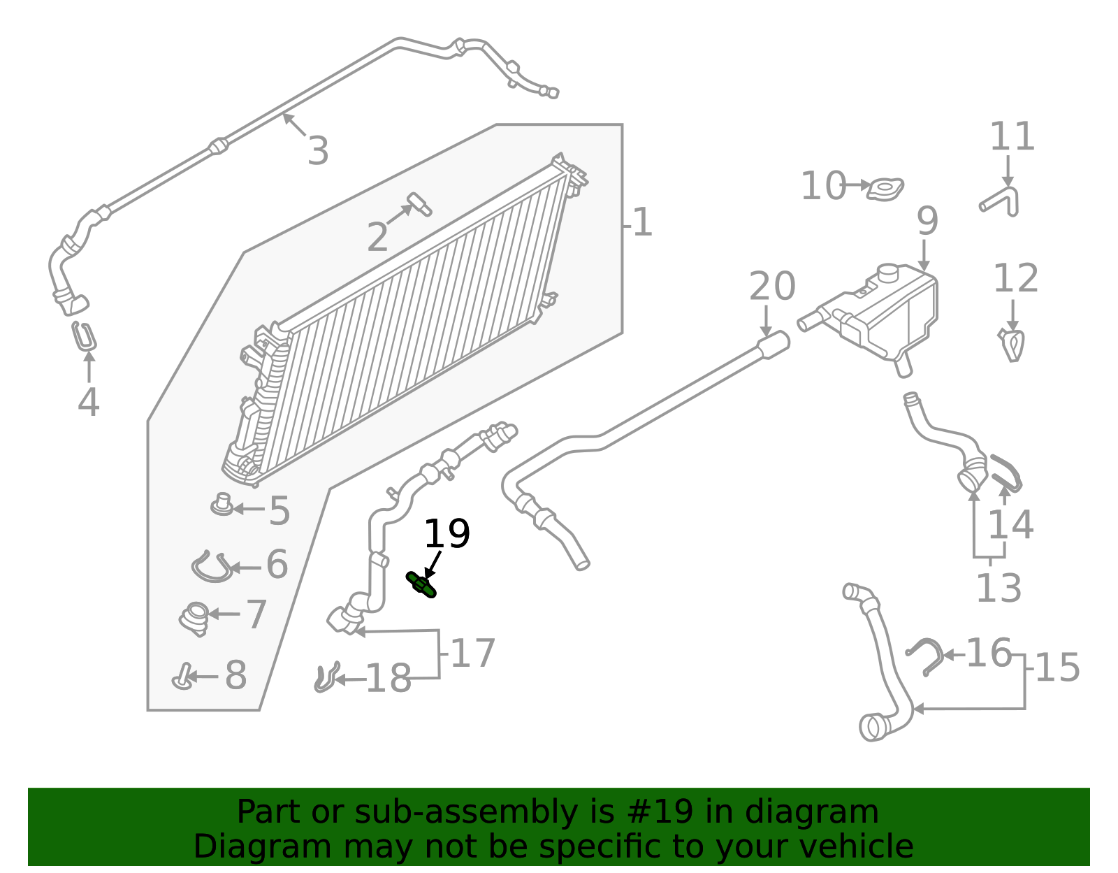 JX6Z-12A648-B - High-Quality Coolant Temp Sensor for AutoNation Parts