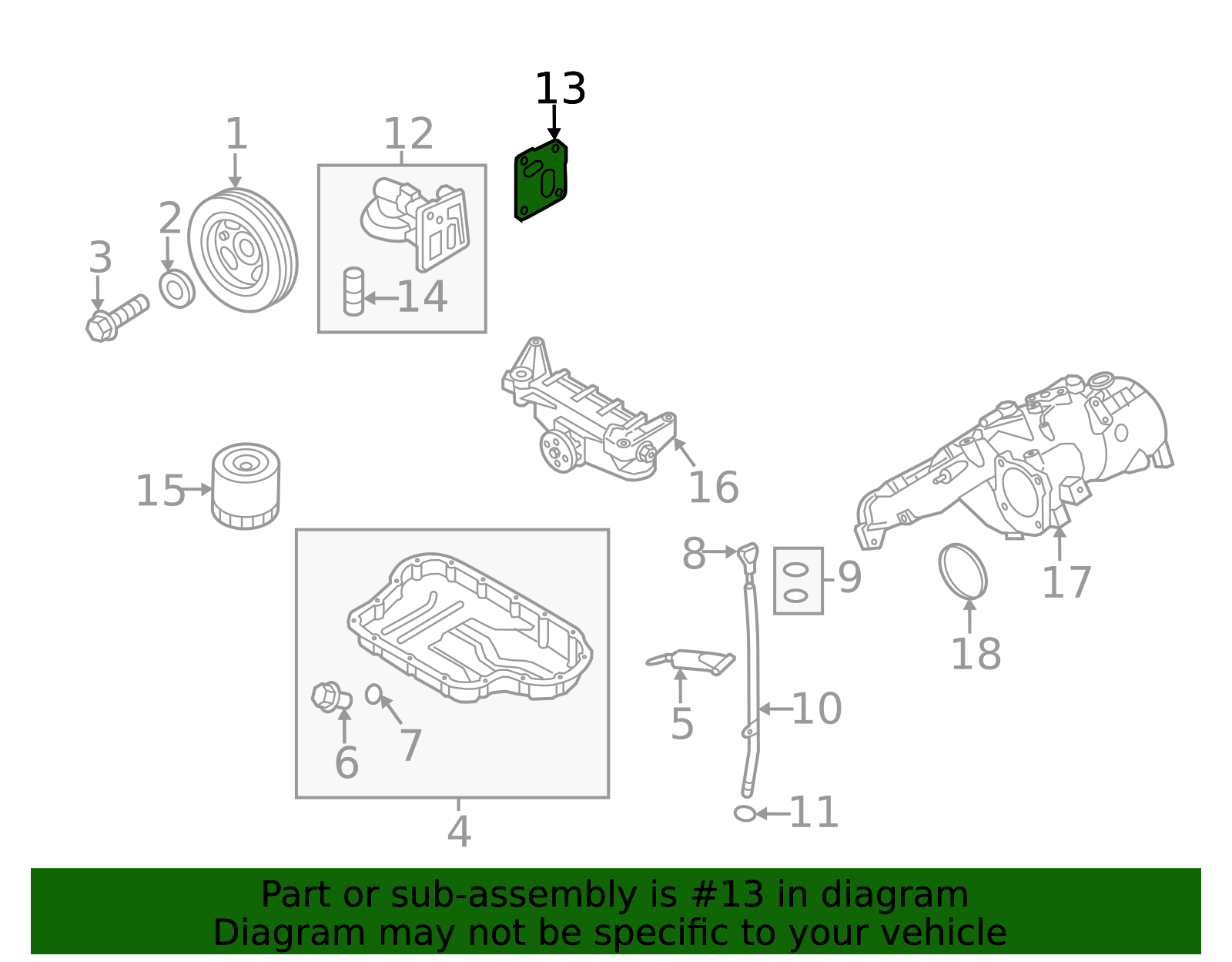 2010-2014 Hyundai Genesis Coupe Oil Filter Housing Gasket 21524-2C200 ...
