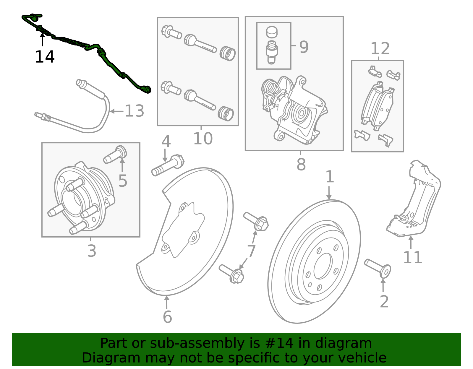 2013-2019 Ford Motorcraft ABS Sensor BRAB-398 | OEM Parts Online