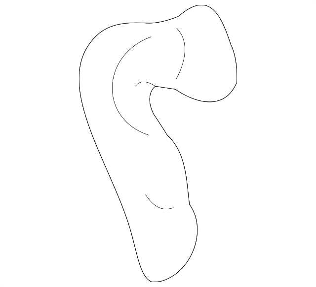 53452-48010 - 2001-2007 Toyota Highlander - Hood Prop Rod Retainer ...