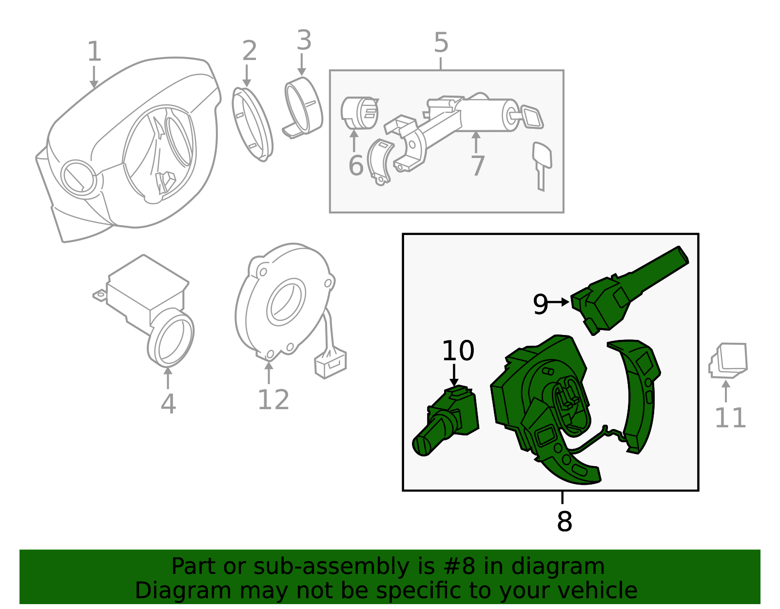25560-ET09B - Multi-Function Switch 2007-2012 Nissan Sentra | Official ...