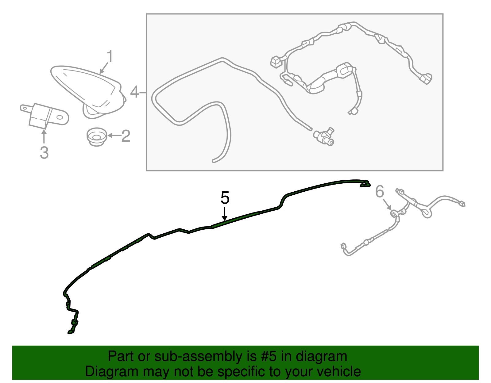Antenna Cable - Reliable Signal OEM Standard TK81-66-F40A | AutoNation ...