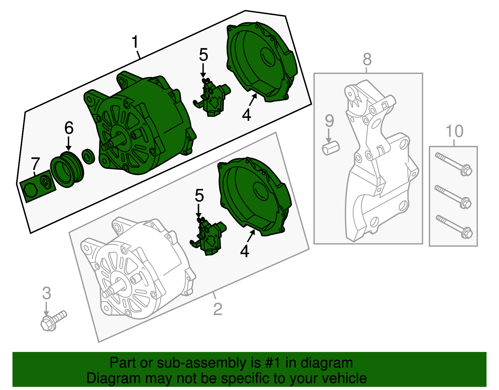 03L-903-023-F - Alternator 2010-2014 Volkswagen | Bam Wholesale Parts