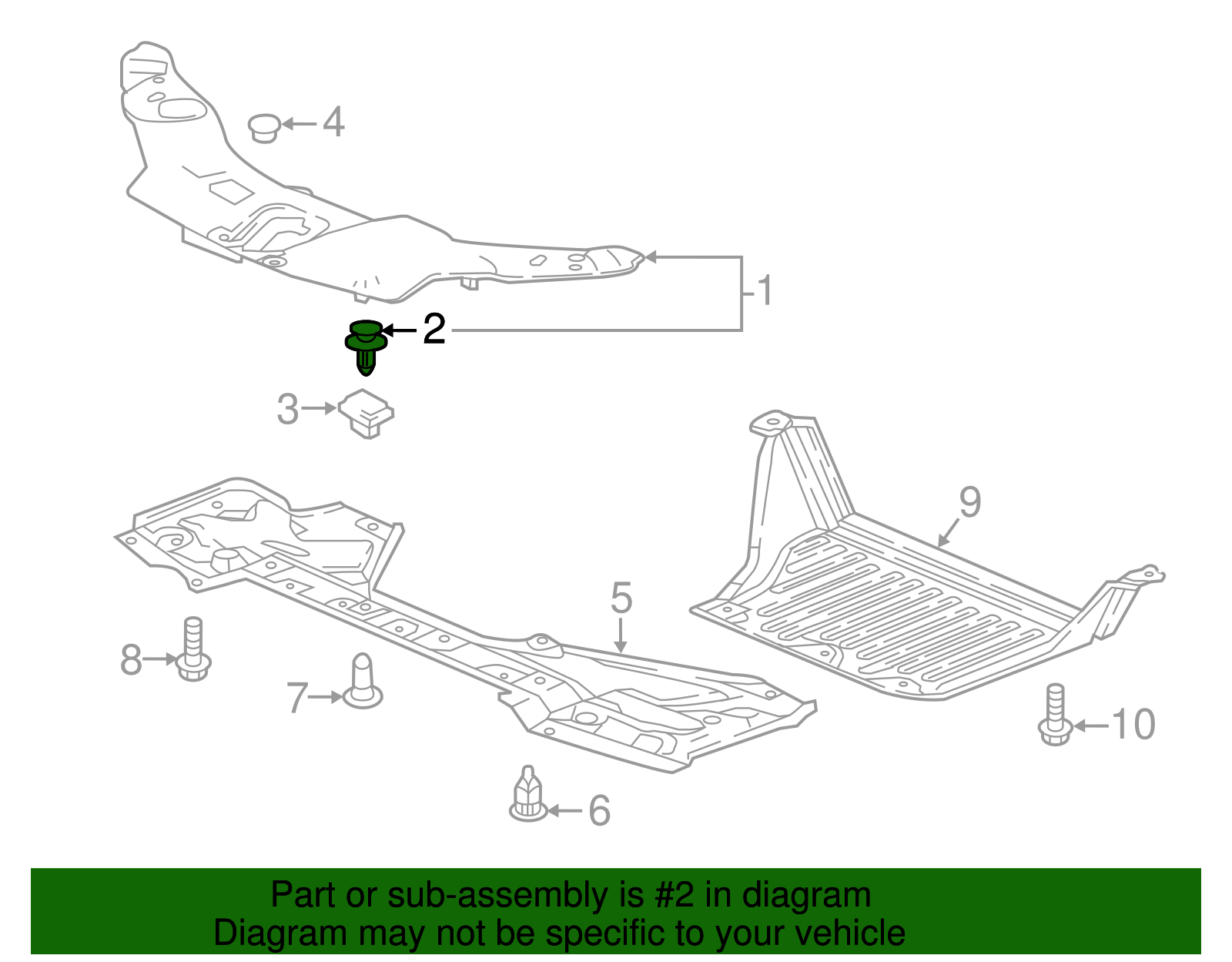 91547-TZ5-A02 - Sight Shield Retainer 2017-2025 Honda | Honda Parts Online