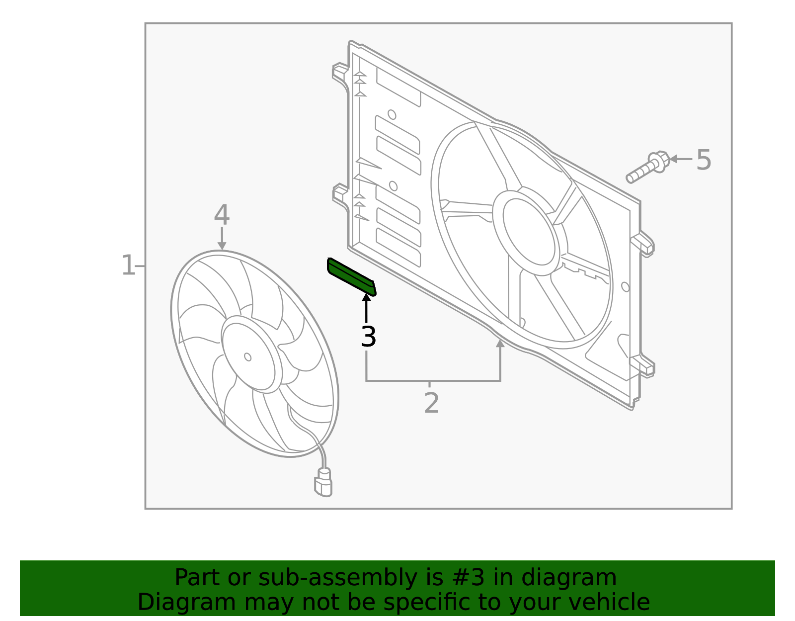 5Q0-121-223-B - Radiator Shutter Assembly 2021-2025 Volkswagen ...