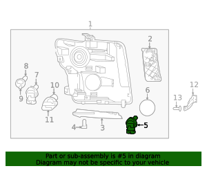26296-9B90D - Bulb Official Nissan Parts Store