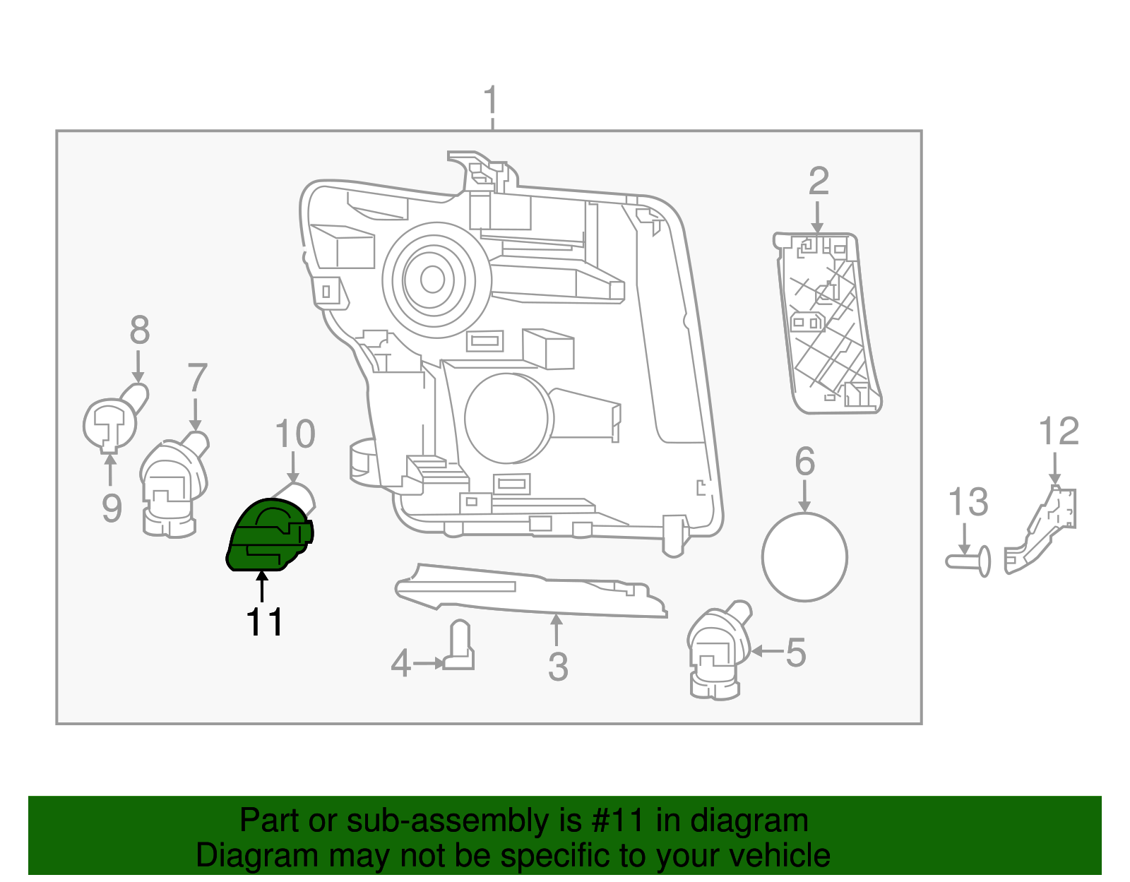 2016-2023 Nissan Signal Bulb Socket 26243-EZ21A | Nissan RVA