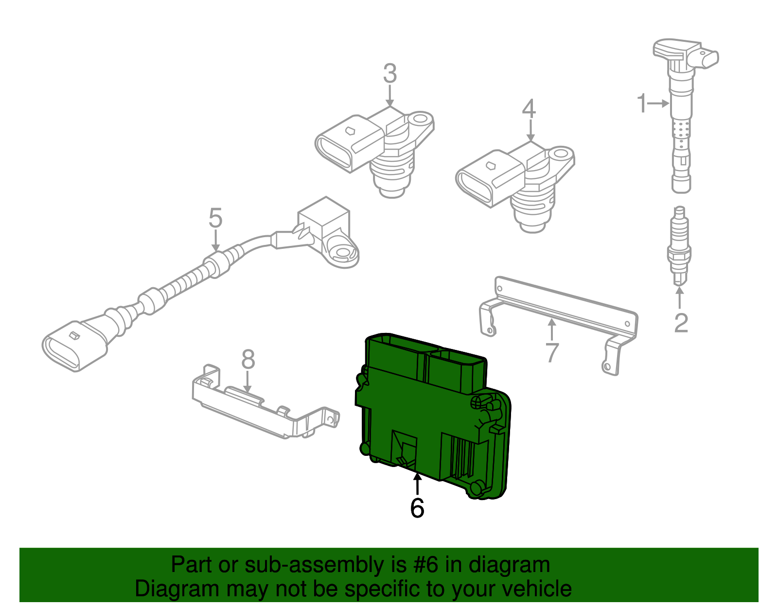 06J-997-029-E - Ecm 2012 Volkswagen Jetta | Volkswagen Parts Catalog
