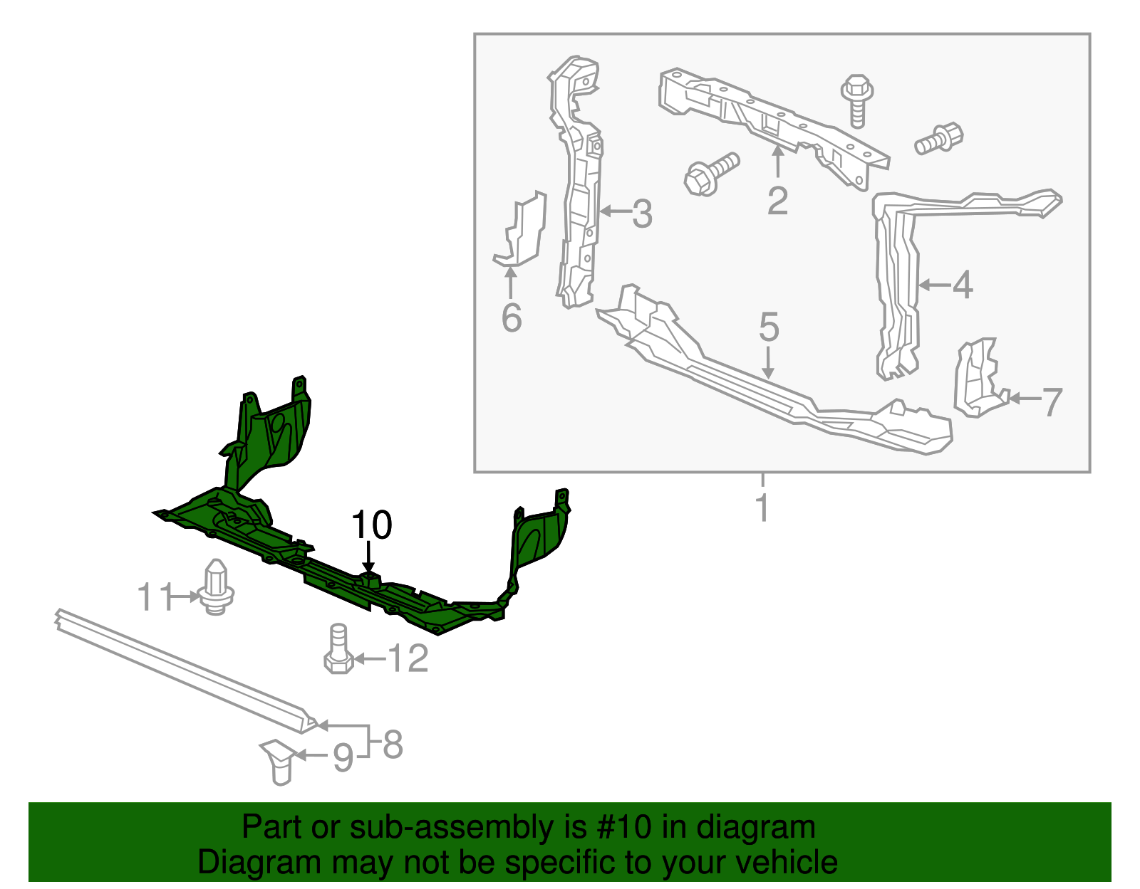 OEM 2012-2015 Honda Civic Air Deflector 74111-TR3-A00 | Honda ...