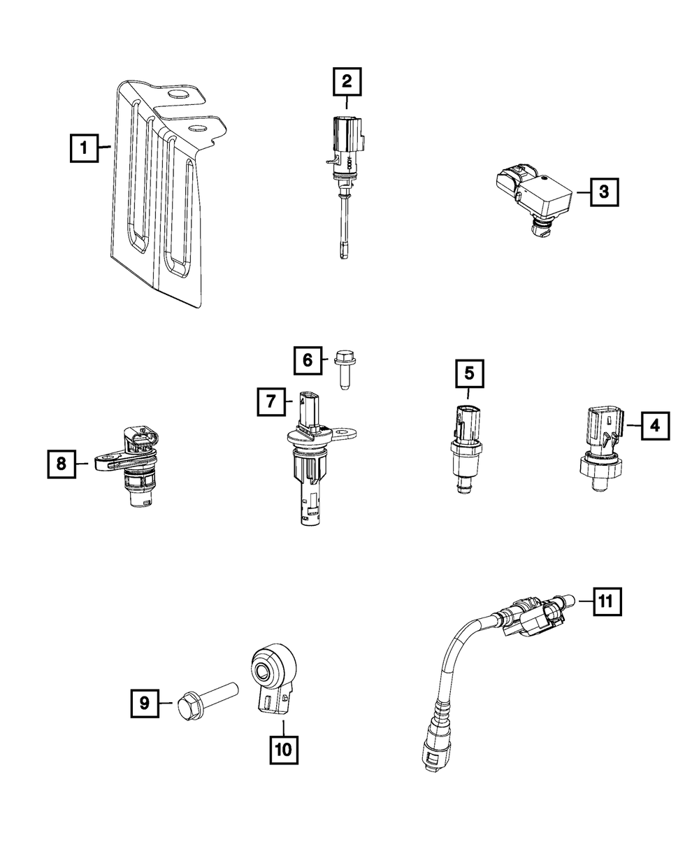 68550956AA - Pressure Sensor And Tube 2013-2024 Ram | The Official ...