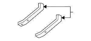 2014-2022 Mitsubishi Lower Bracket 6400D977 | Mitsubishi Parts ...