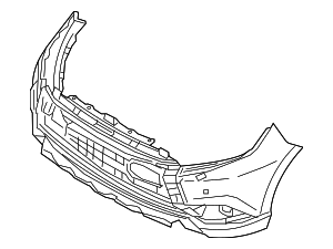 62022W730P - Face, Front Bumper, Flare 2016-2020 Mitsubishi Outlander ...
