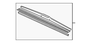 Genuine Toyota Windshield Wiper Blade (Left, Front) part# 85222-42110 ...