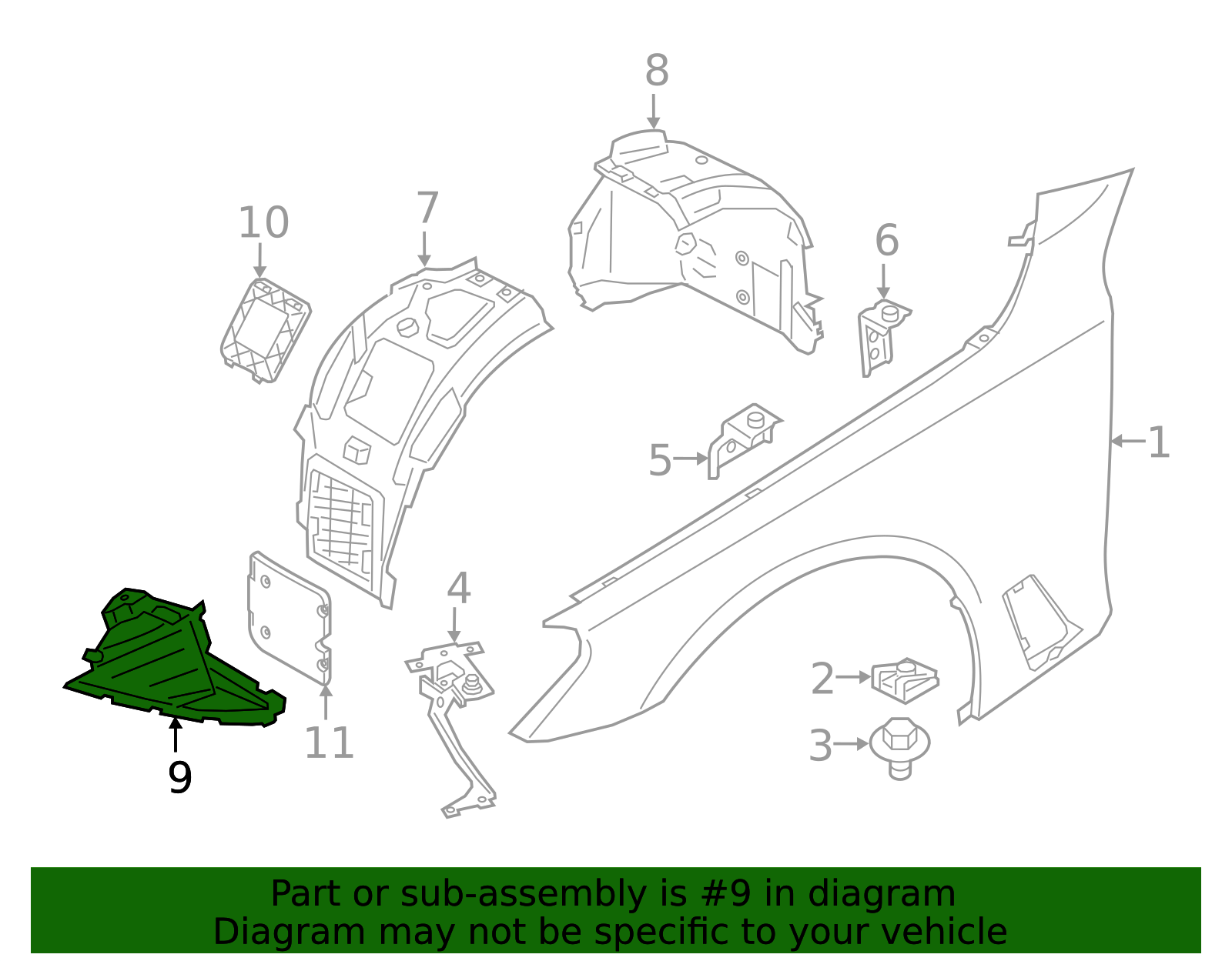 51-75-7-493-367 - 2020-2022 BMW - Liner Extension | BMWPartsHub