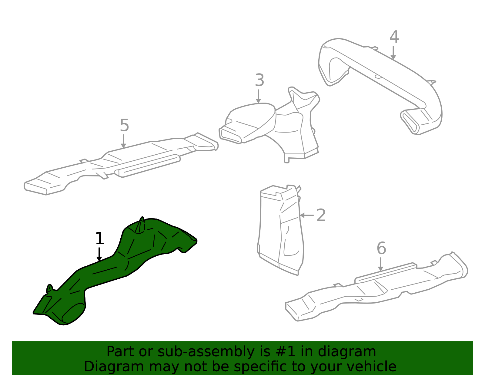2008-2019 Toyota Sequoia Side Duct 87214-0C020 | MotorMotor