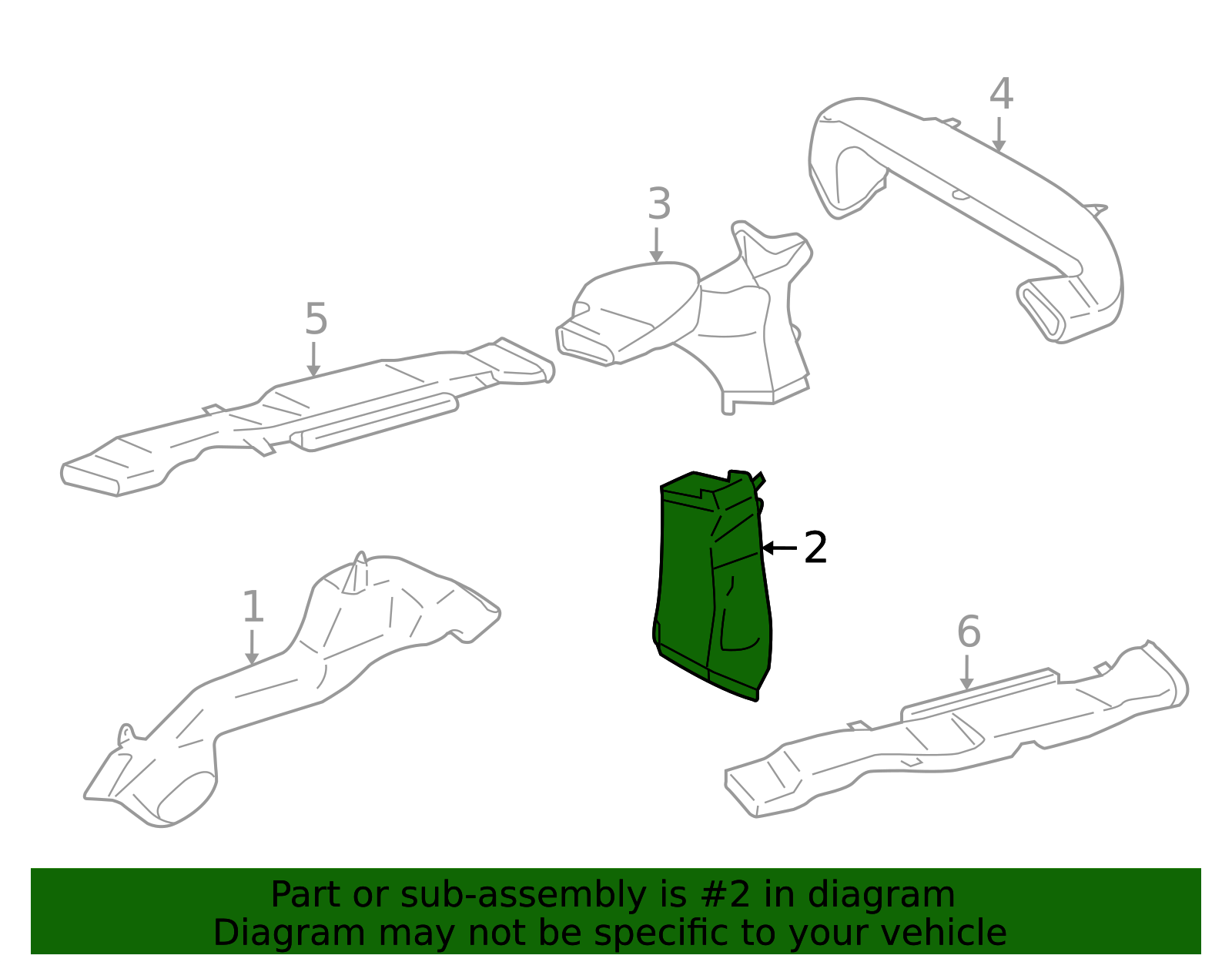 87218-0C030 - Lower Duct - 2008-2020 Toyota Sequoia | Lithia Toyota Parts