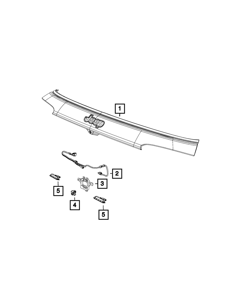 2018-2021 Jeep Compass Camera Bracket 68364700AA | My Mopar Parts