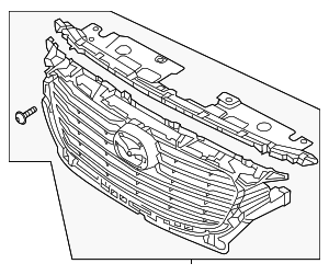 d10j50710h - Mazda Grille Assembly 2016-2018 Mazda CX-3 | Performance ...