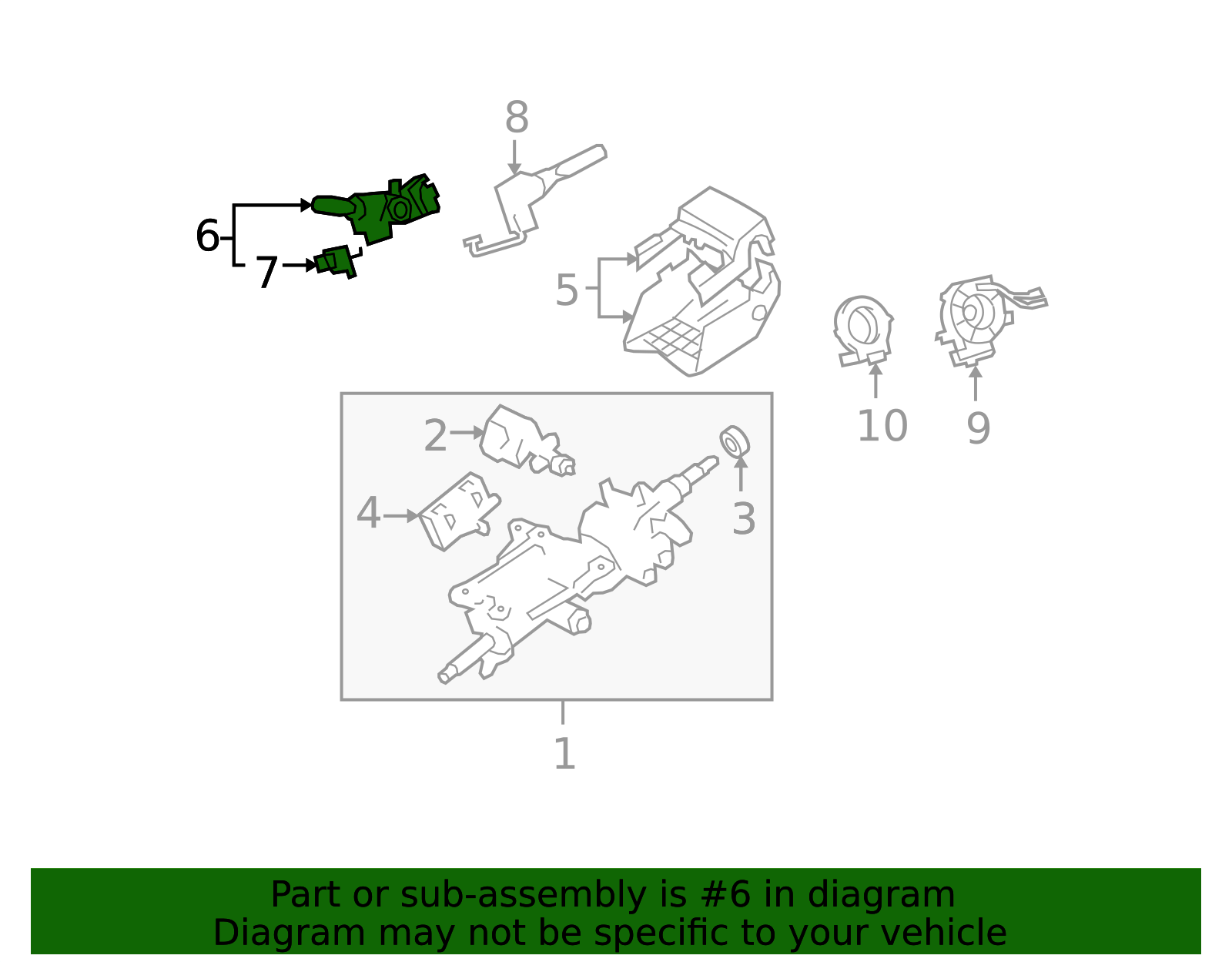 84140-50180 - High-Quality Combination Switch for 2007-2012 Lexus ...