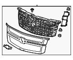 2015-2020 Chevrolet Grille (Replaced Part Number 23320679) 84724083 GM ...