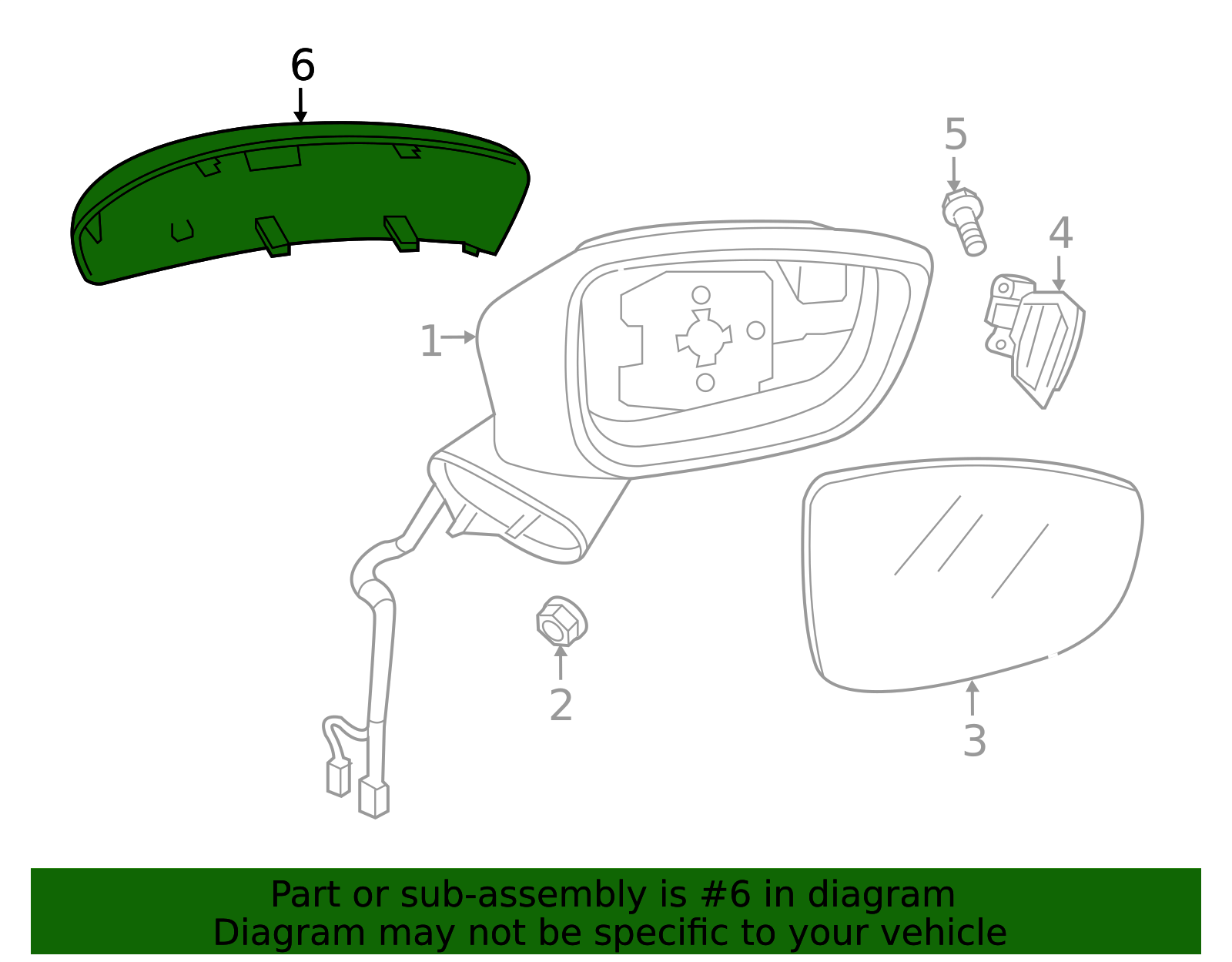 Mirror Cover - Restore Sleek OEM Side View KD53-69-1N7B-55 | AutoNation ...