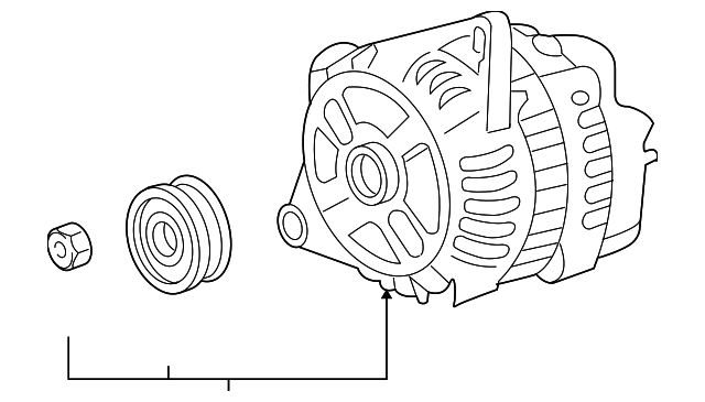 CY01-18-300A - Alternator - 2007-2015 Mazda | Mazda OEM Parts Outlet