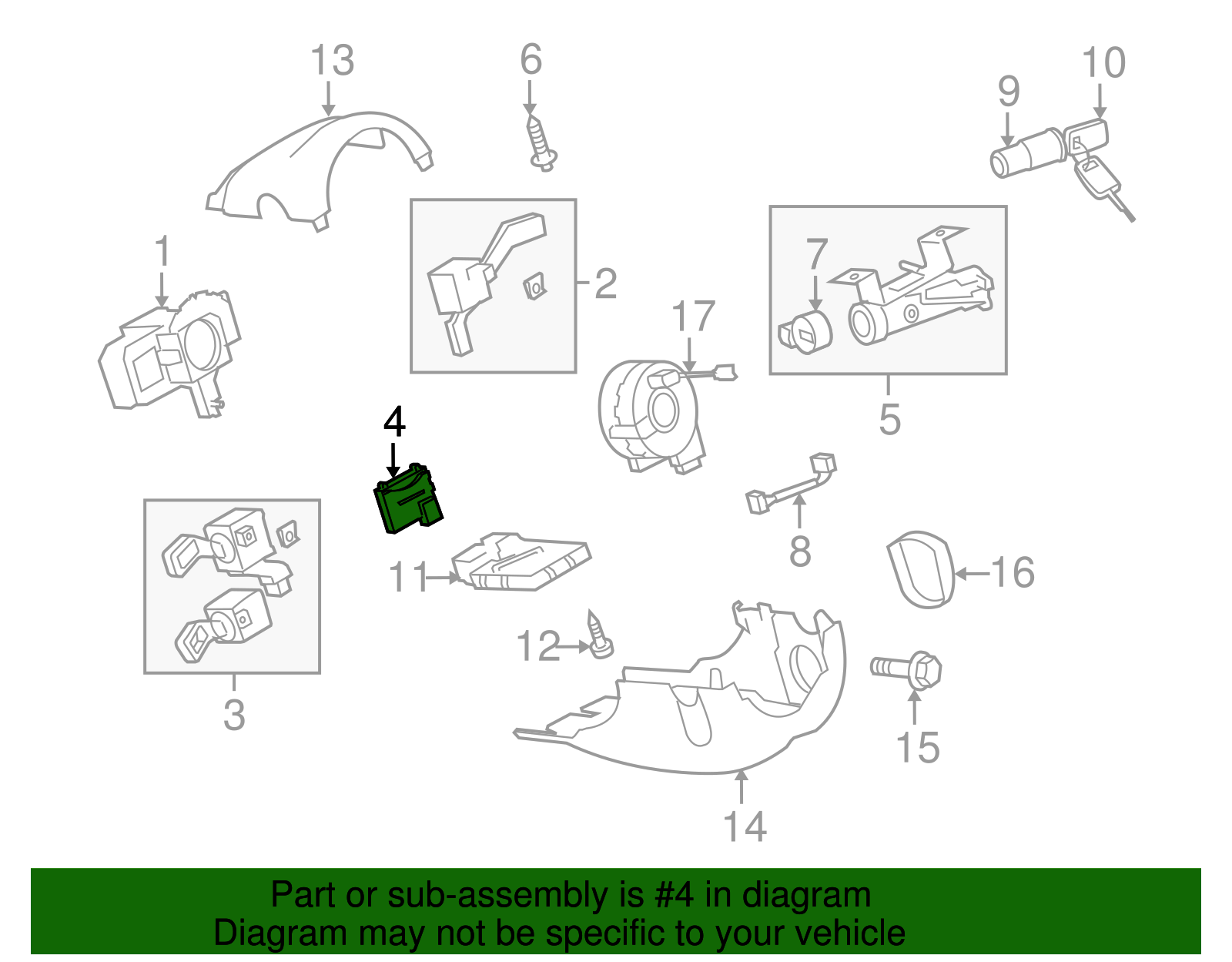 1K0-959-654 - Angle Sensor 2006-2015 Audi | Audi OEM Parts Guy