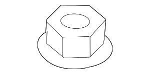 2011-2025 Ford Center Shield Retainer Nut W702438-S300 | Village Ford