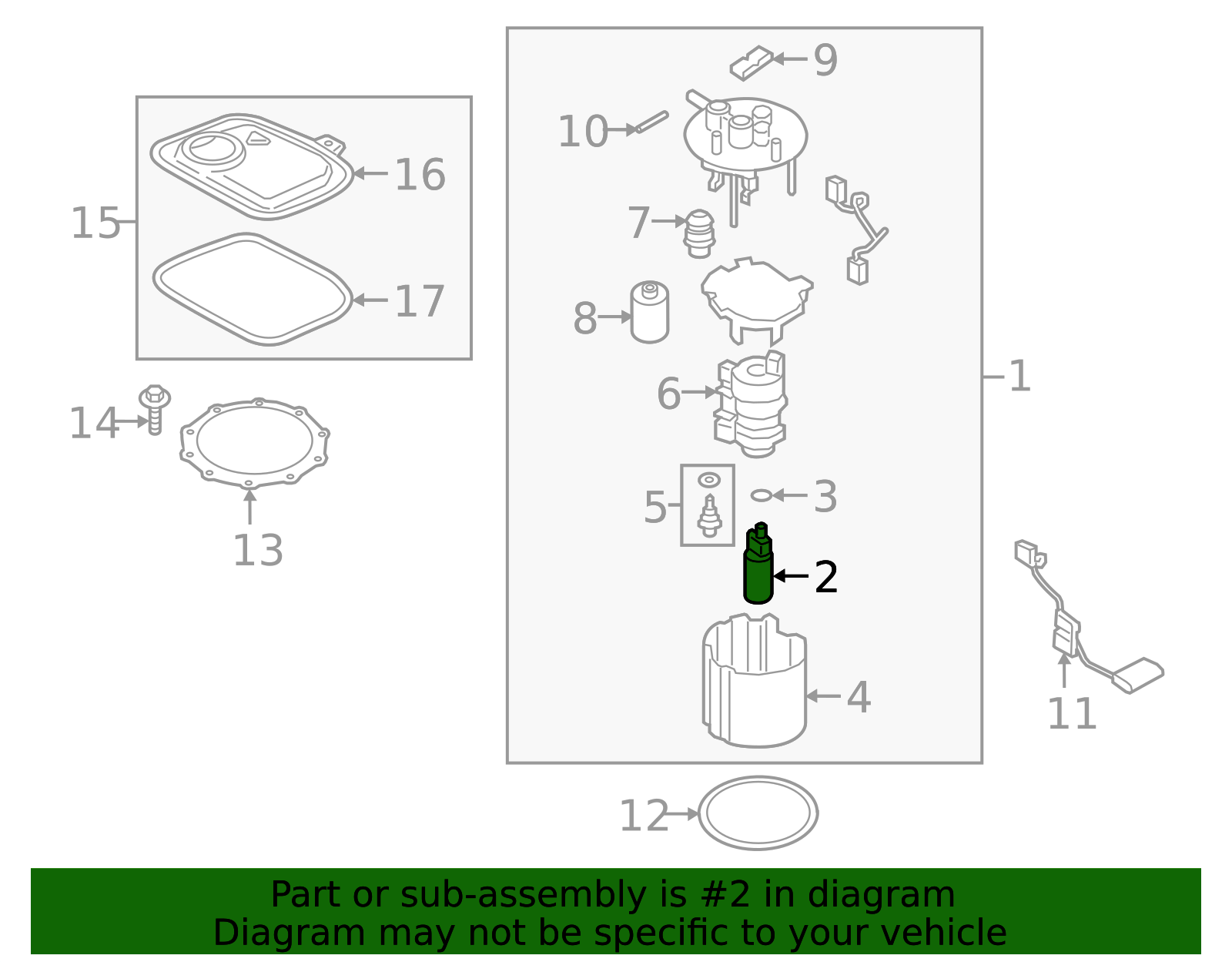 2019-2021 Hyundai Veloster Fuel Pump 31111-F2100 | MotorMotor