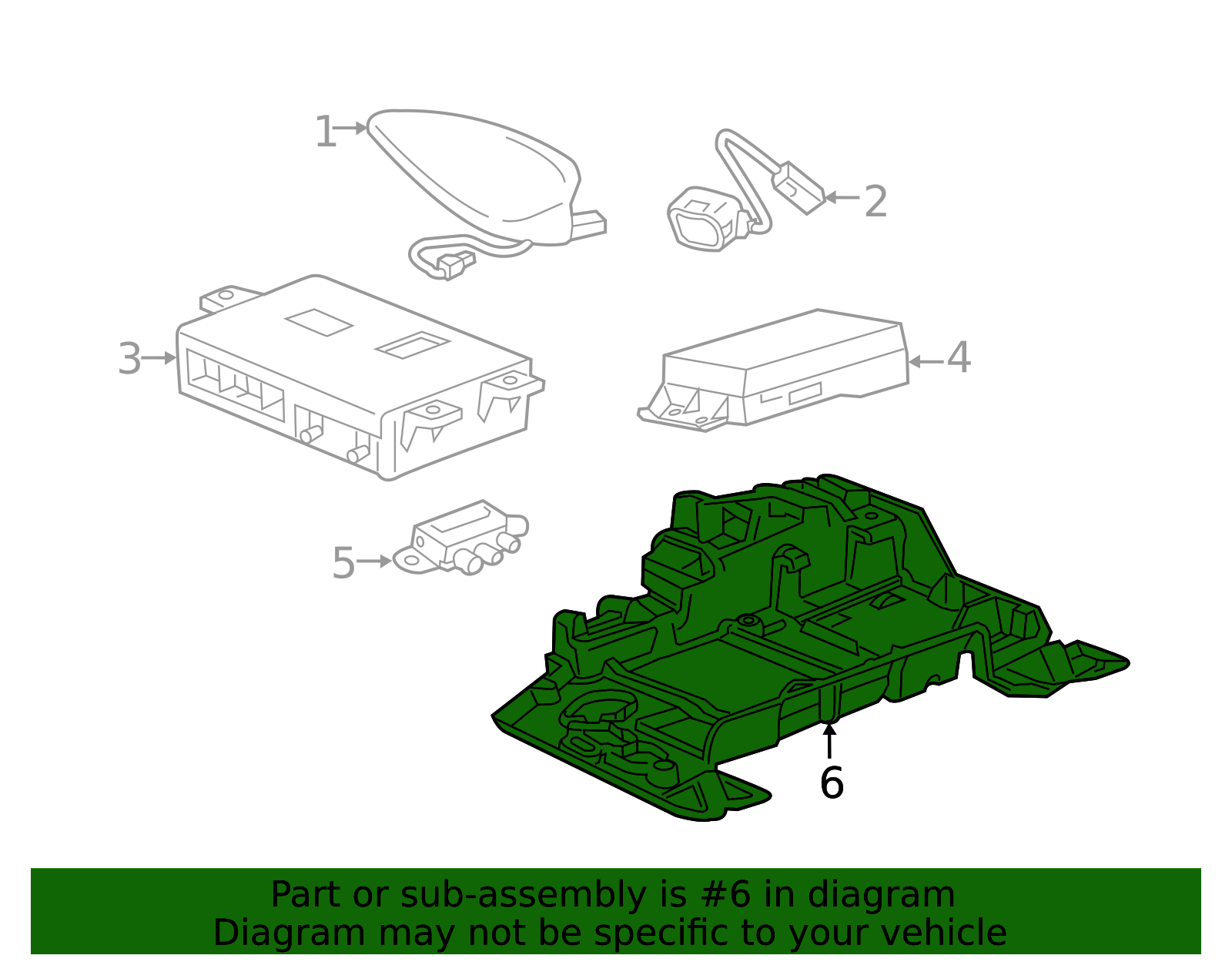 84866746 - High-Quality Multiuse Module Bracket for AutoNation Parts