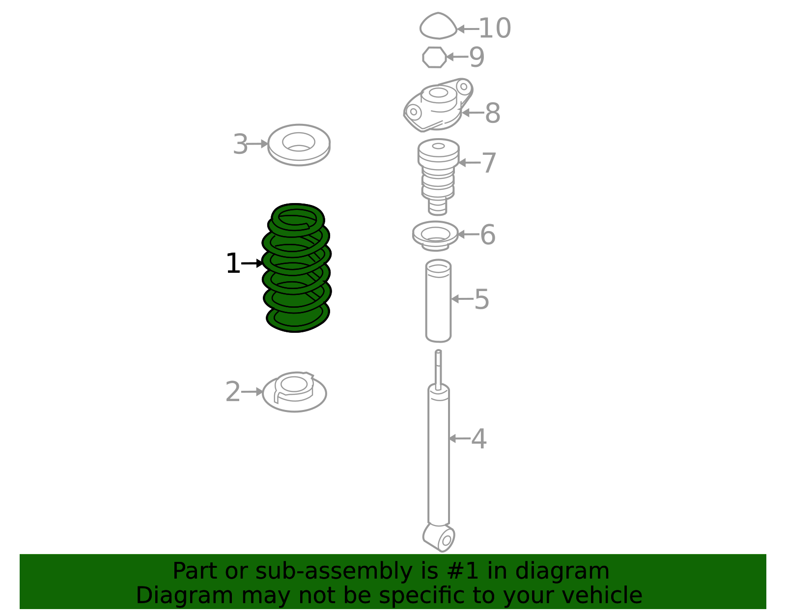 8P0-511-115-E - Coil Spring 2006-2010 Audi | Audi OEM Parts Guy