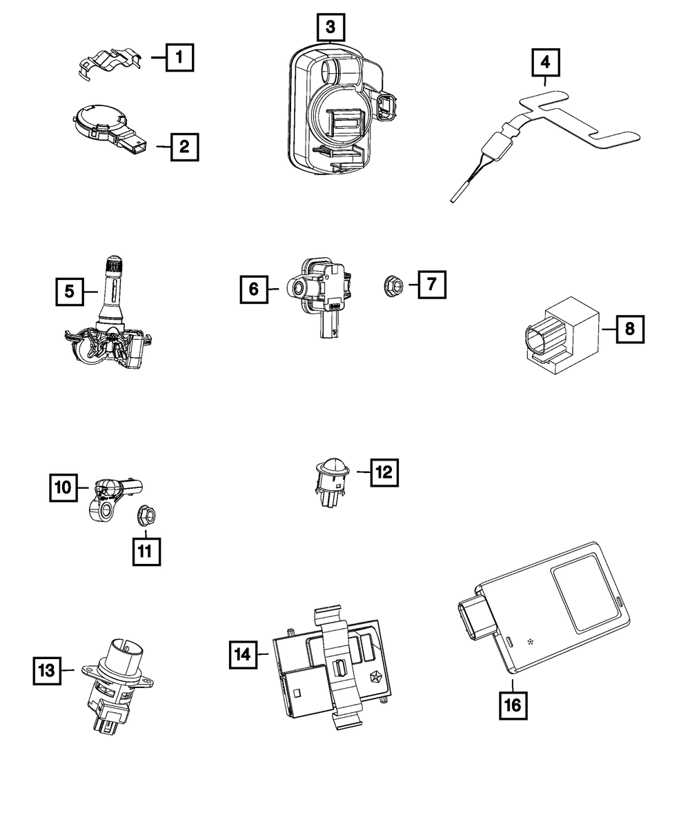 68284404AA - Occupant Detection Sensor 2015-2023 Mopar | The Official ...