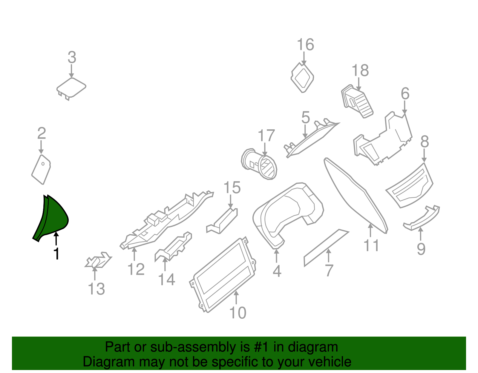 2013-2020 Nissan Pathfinder Side Cover 68420-3KA0B | Boro Nissan Parts