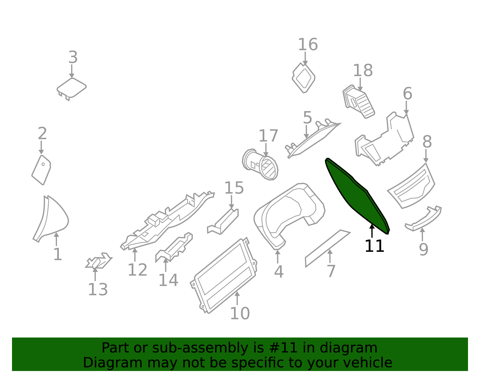 68921-3KA0A - Extension Panel Official Nissan Parts Store