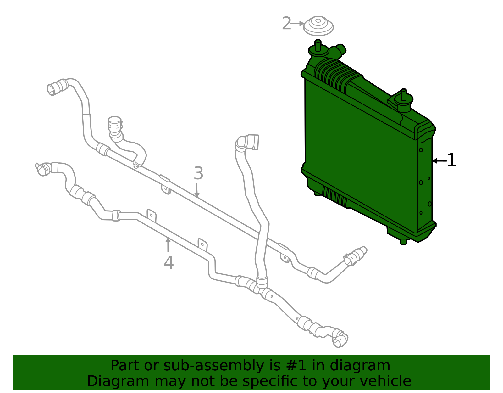 17-11-8-095-285 - Auxiliary Radiator 2021-2025 BMW | BMWPartsDirect.com