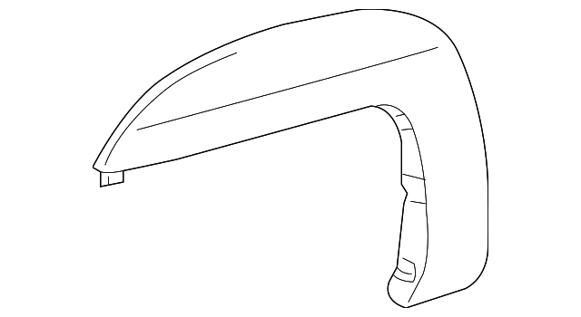 2006-2009 Toyota 4Runner Flare 53847-35120-J1 | Toyota Parts Center