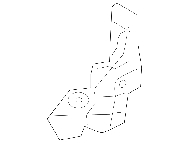 53804-76010 - Side Bracket For 2011-2017 Lexus CT200h | Lexus OE Parts